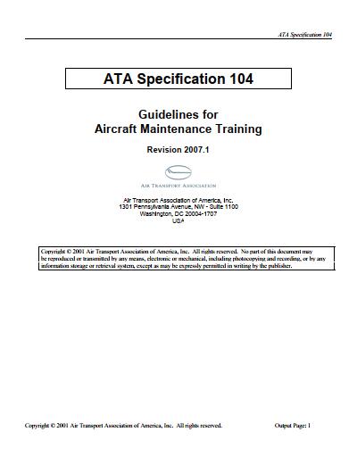 ATA Spec 103-2023 Standard for Jet Fuel Quality Control at Airpo - $360 ...