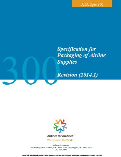 ATA Spec 300-2014 Specification for Packaging of Airline Supplie - $260 ...